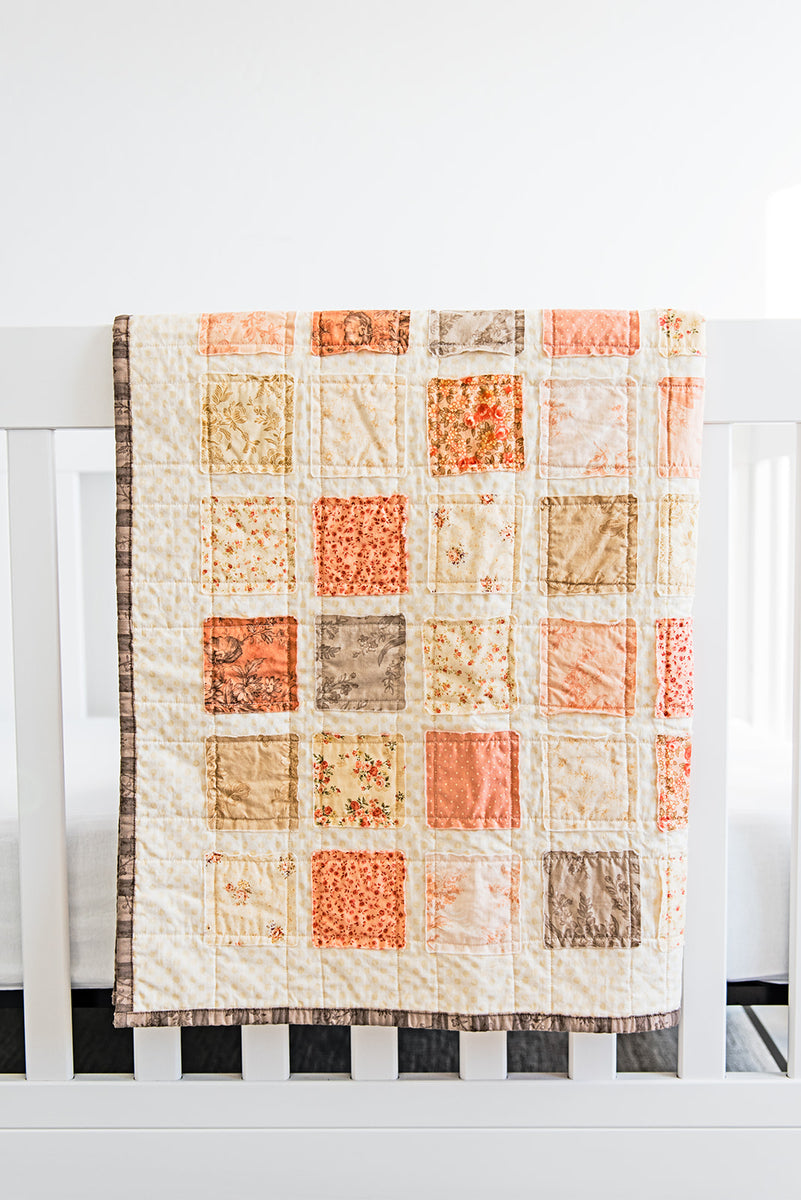 Peaches and Cream Quilt - Ready to Ship – Sugar Owl Design