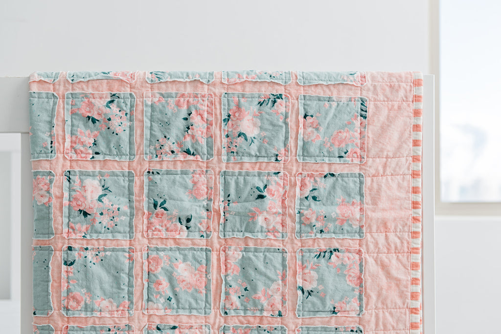 Apricot Bloom Quilt – Sugar Owl Design