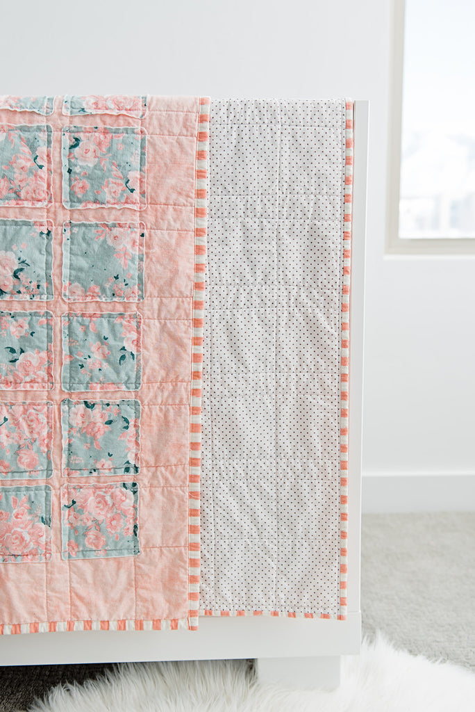 Apricot Bloom Quilt – Sugar Owl Design